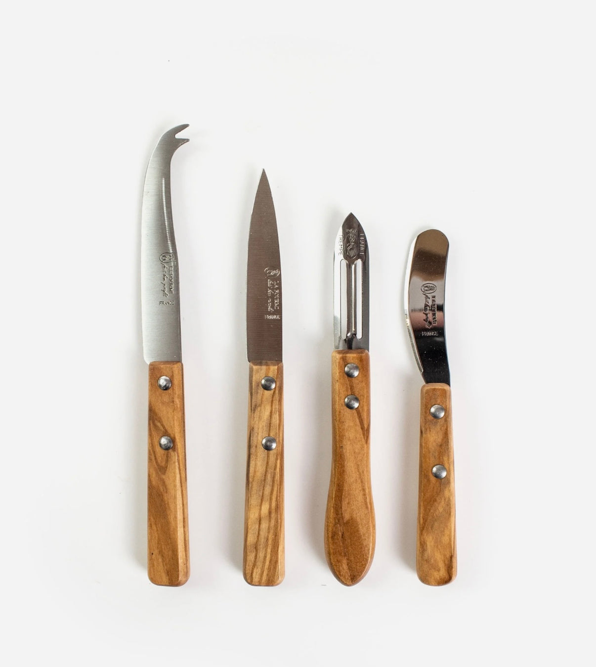 La Fourmi Olive Wood Knife Set – Dalethorpe House